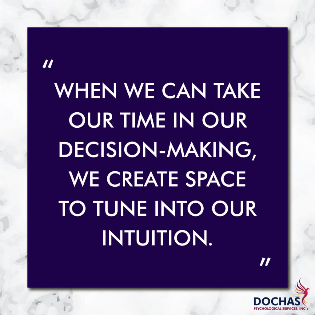 How to Harness Your Intuition for Better Decision-Making • Dóchas ...