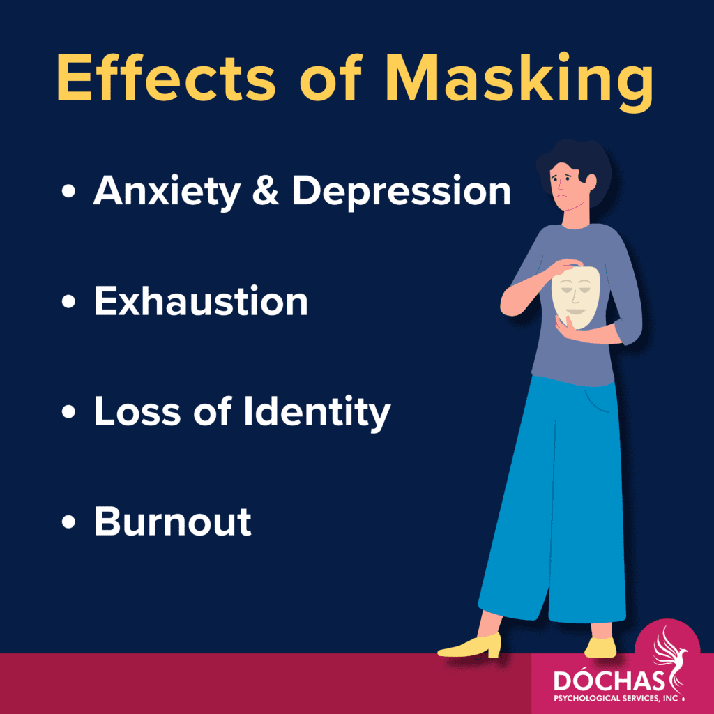 Masking: The Autistic Woman's Experience • Dóchas Psychological ...